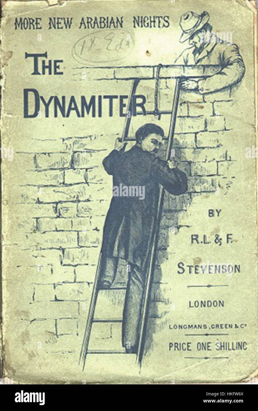 'Le dynamiteur' is a dramatic oil painting depicting the action of a ...