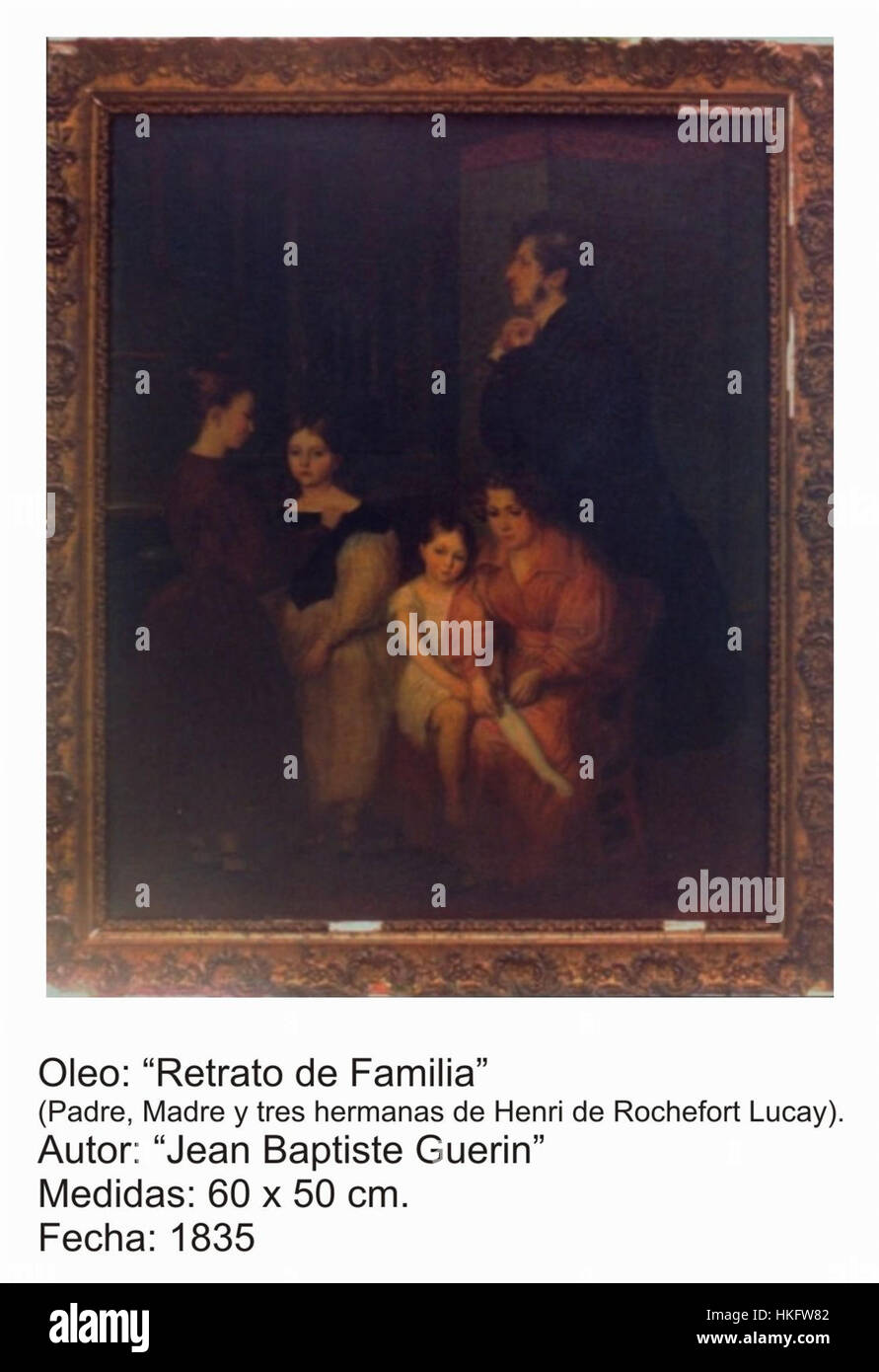 The painting Familia del Conde de Rochefort Lucay by Claude Louis Marie ...