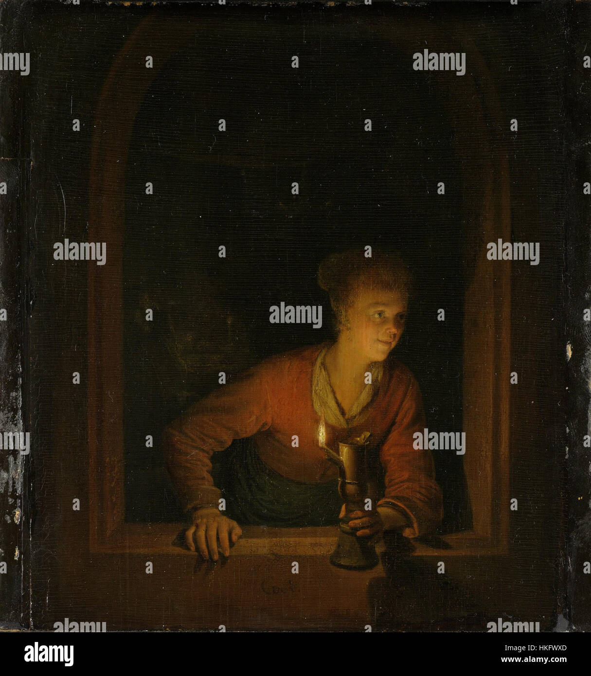 Gerard Dou, a 17th-century Dutch master, is renowned for his detailed ...