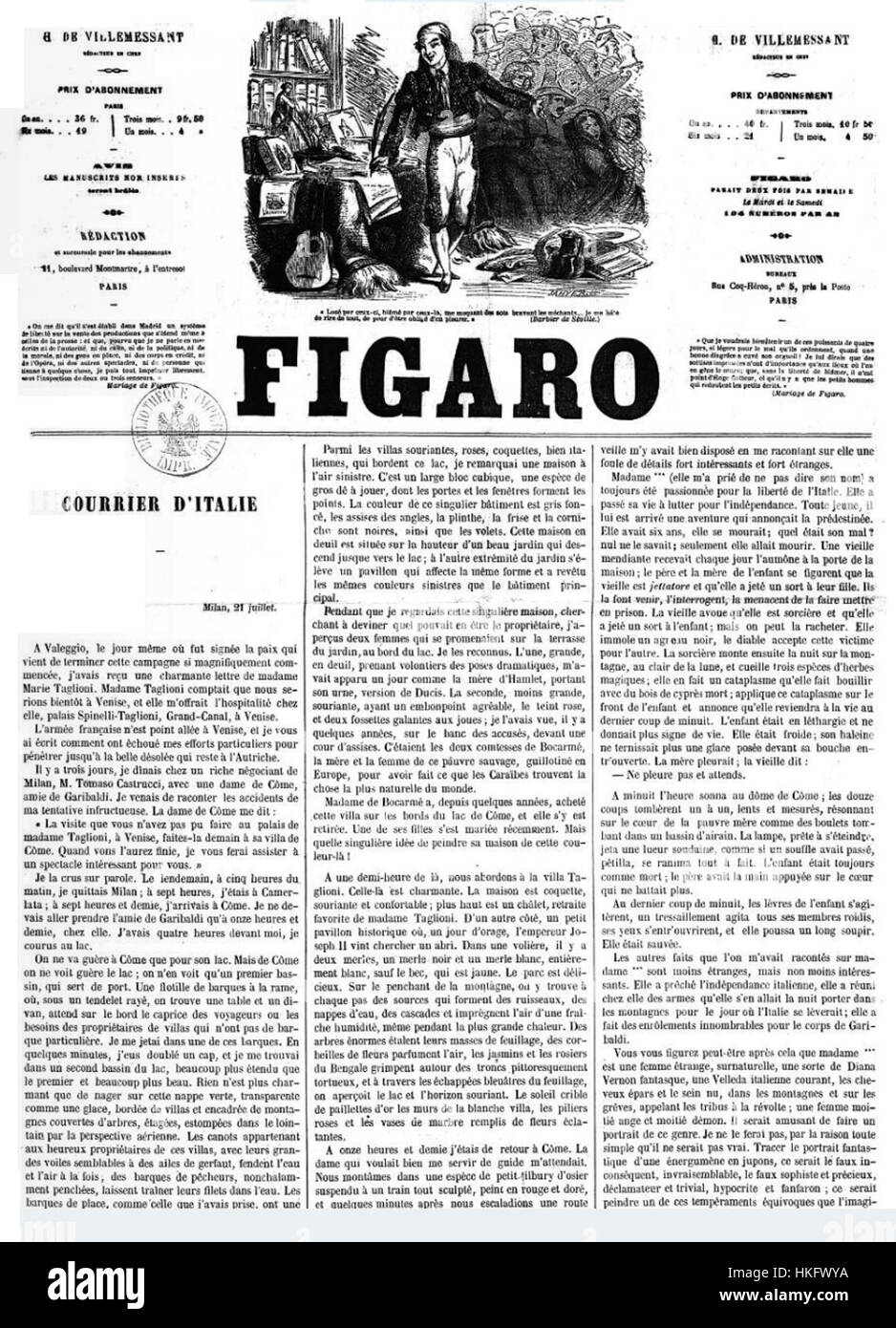 Figaro hi-res stock photography and images - Alamy