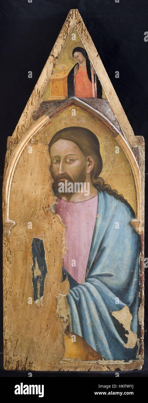 This 14th-century painting by Santo, part of the polyptych in the ...