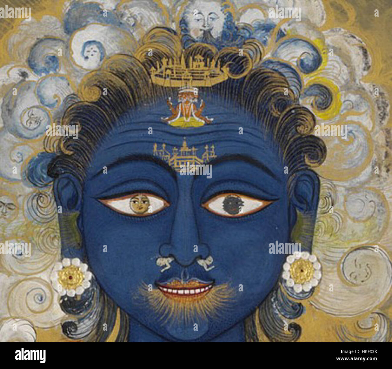 Brahmaloka is an artistic depiction representing the sacred realm of ...