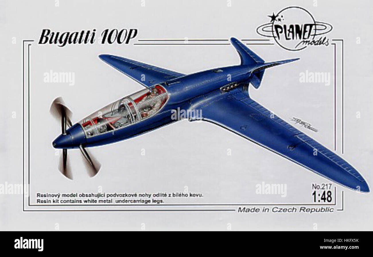 The Bugatti 100P is a unique aircraft designed by French car ...