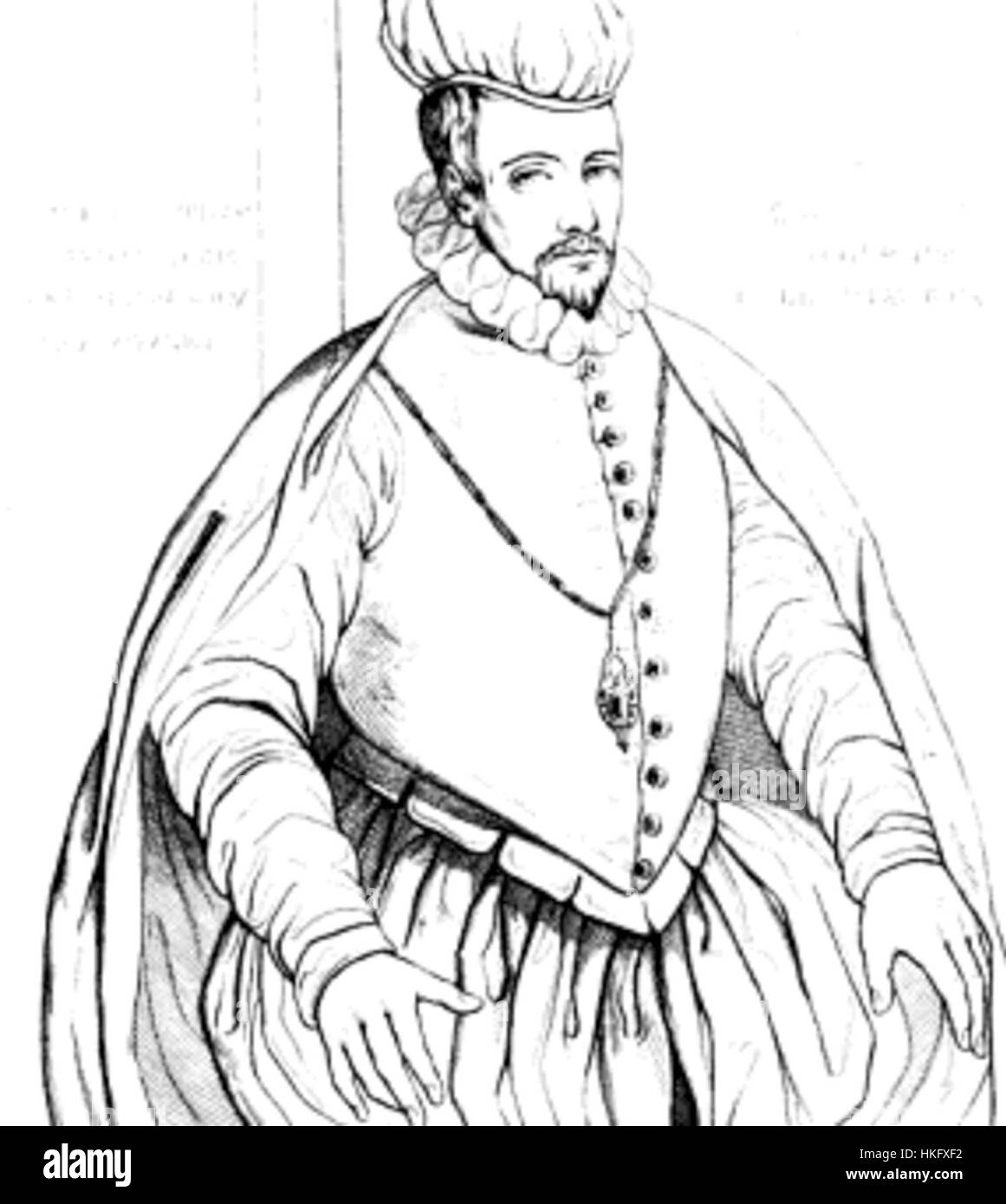 The portrait of Enrico III (Henry III of France) captures the French ...