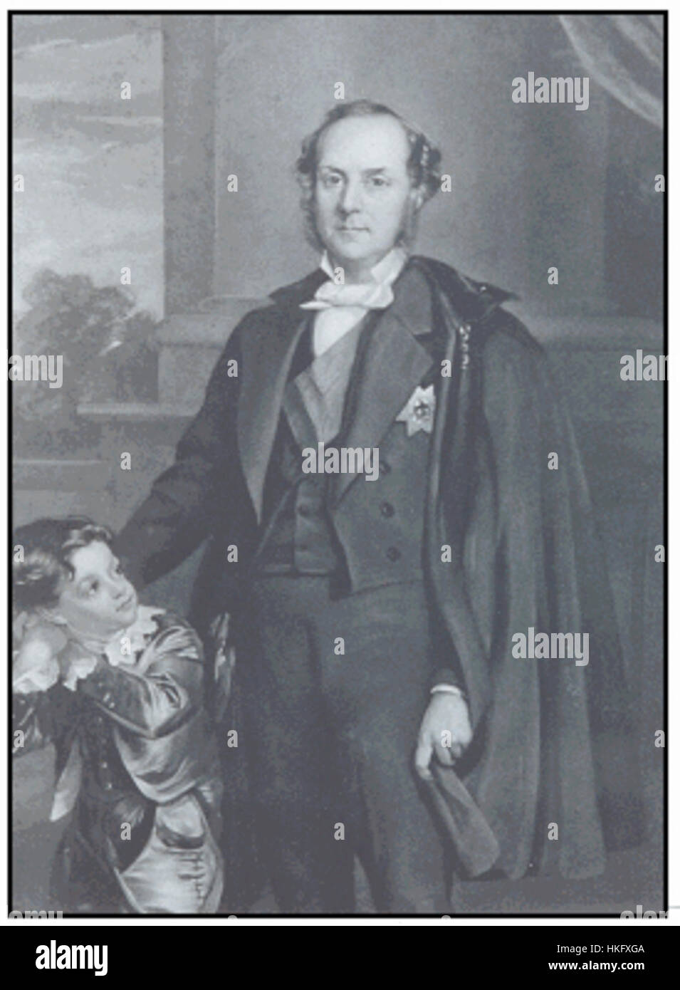 The portrait of the 6th Earl FitzWilliam captures the aristocratic ...