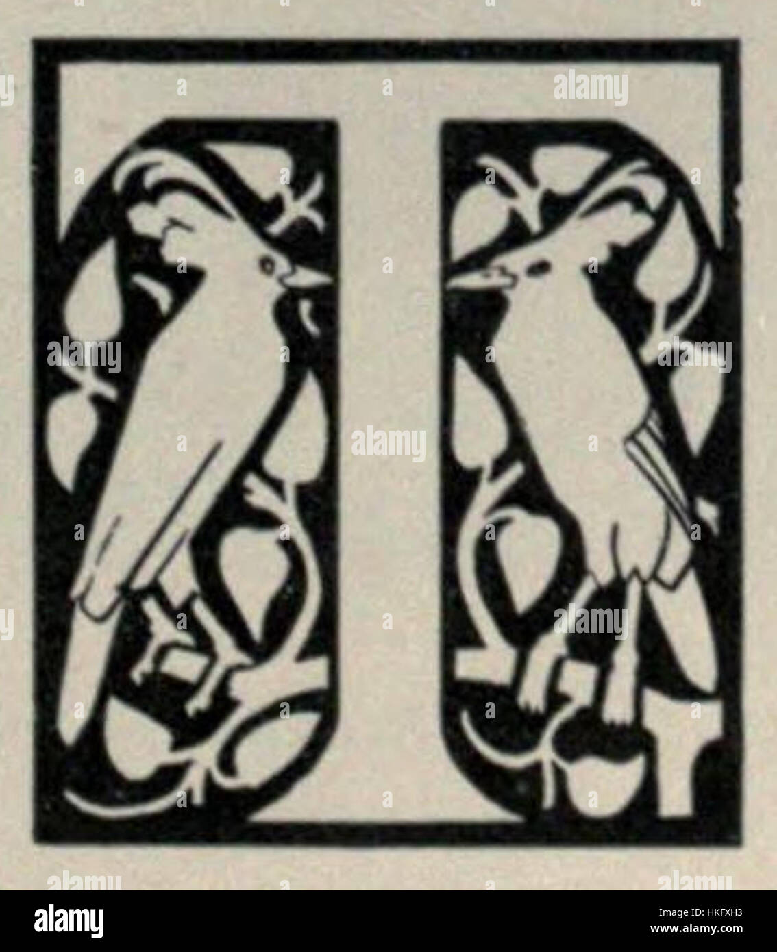 The 'Aufseeser Lettrine T' is a beautifully illustrated letter 'T' from ...