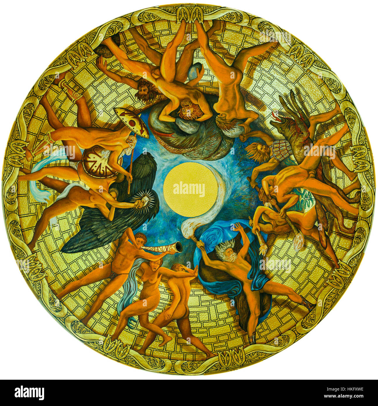 The Burschenschaftsdenkmal in Eisenach, Germany, commemorates the ...