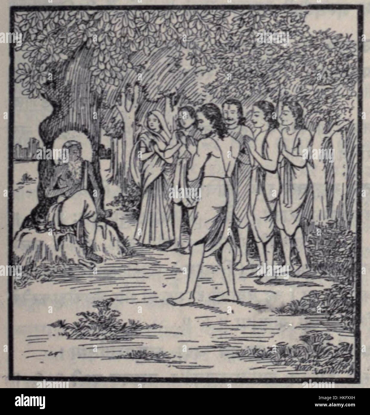 Indian mythology mahabharata hi-res stock photography and images - Alamy