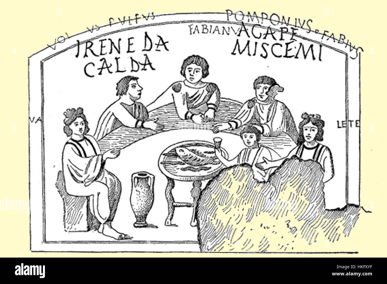 Agape feast hi-res stock photography and images - Alamy