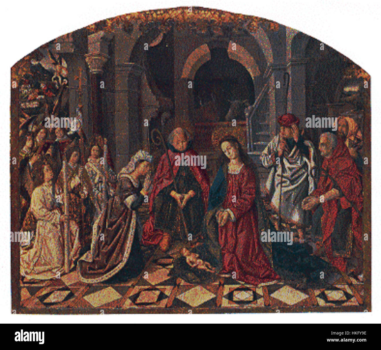 The 'Nativitat Mex' painting by Bermejo illustrates the Mexican ...