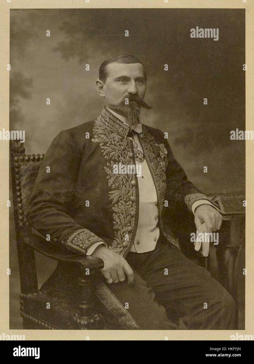 This portrait of Emile Gentil by Nadar captures the French artist and ...