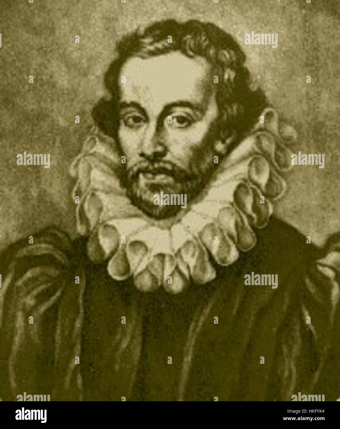 This artwork depicts Edward Coke, a notable figure in English legal ...