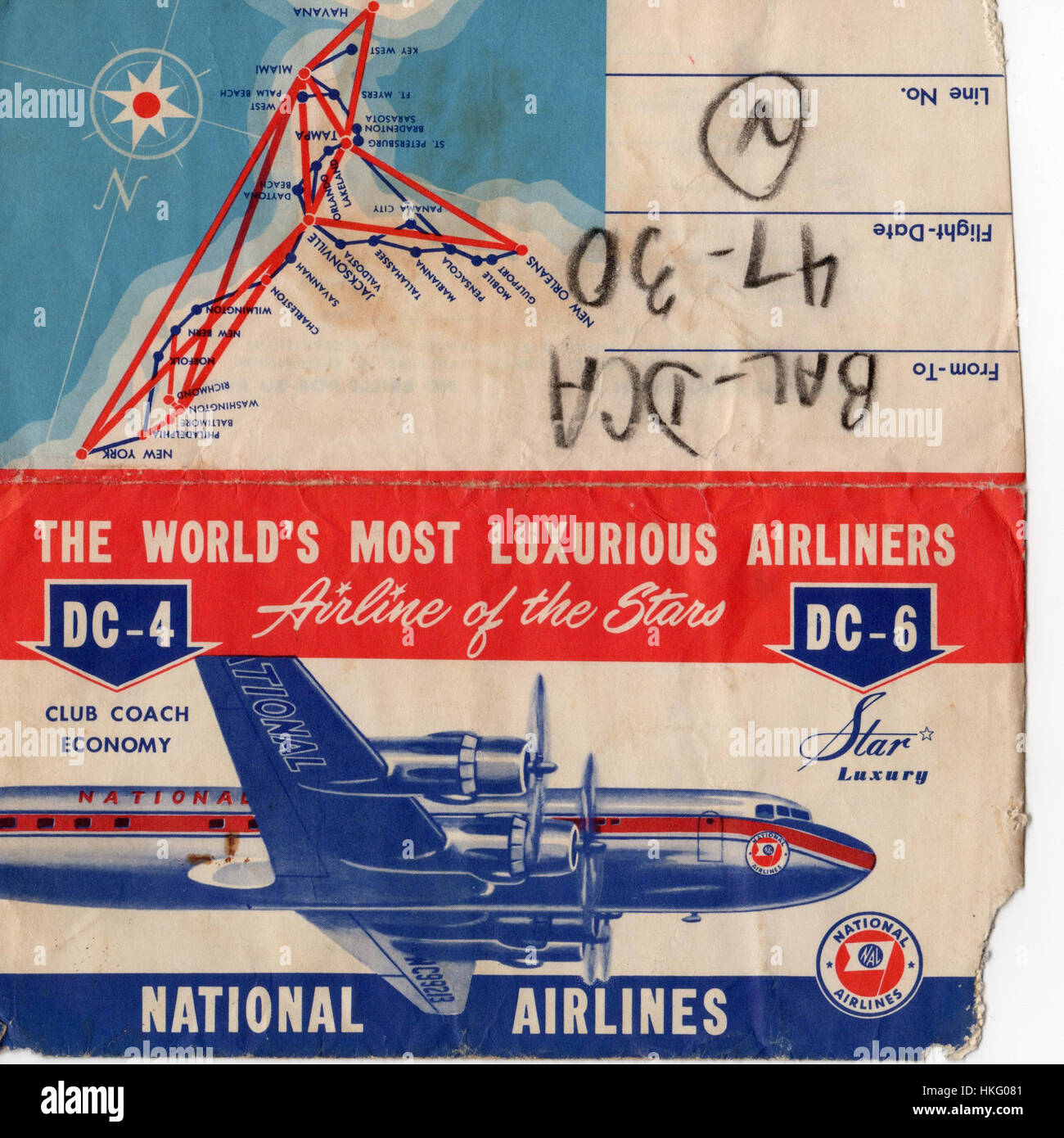 This vintage ticket jacket from National Airlines highlights the mid ...