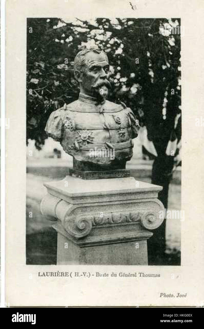This bust by Thoumas represents a detailed portrayal of a historical ...