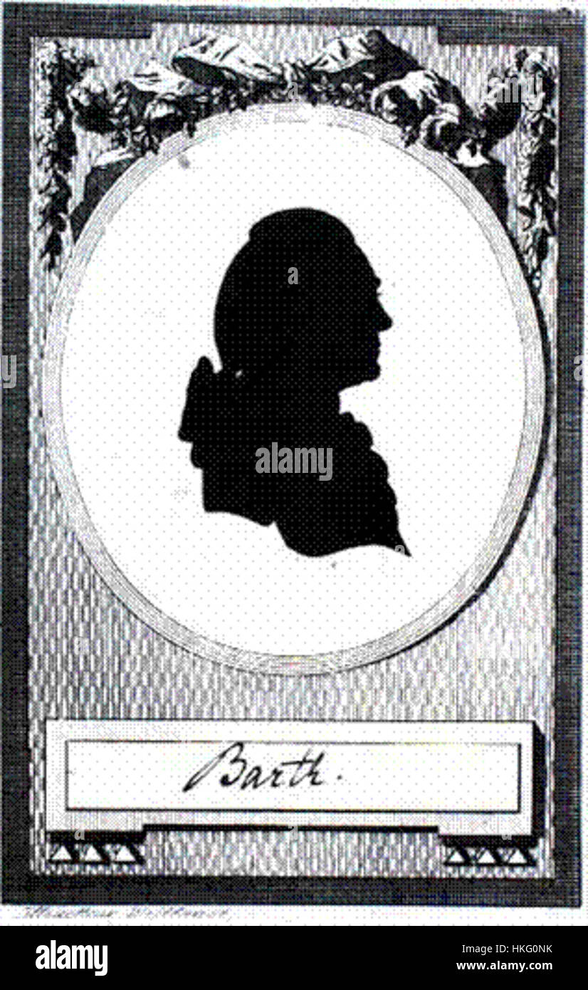 A portrait painting of Christian Samuel Barth, a notable figure from ...