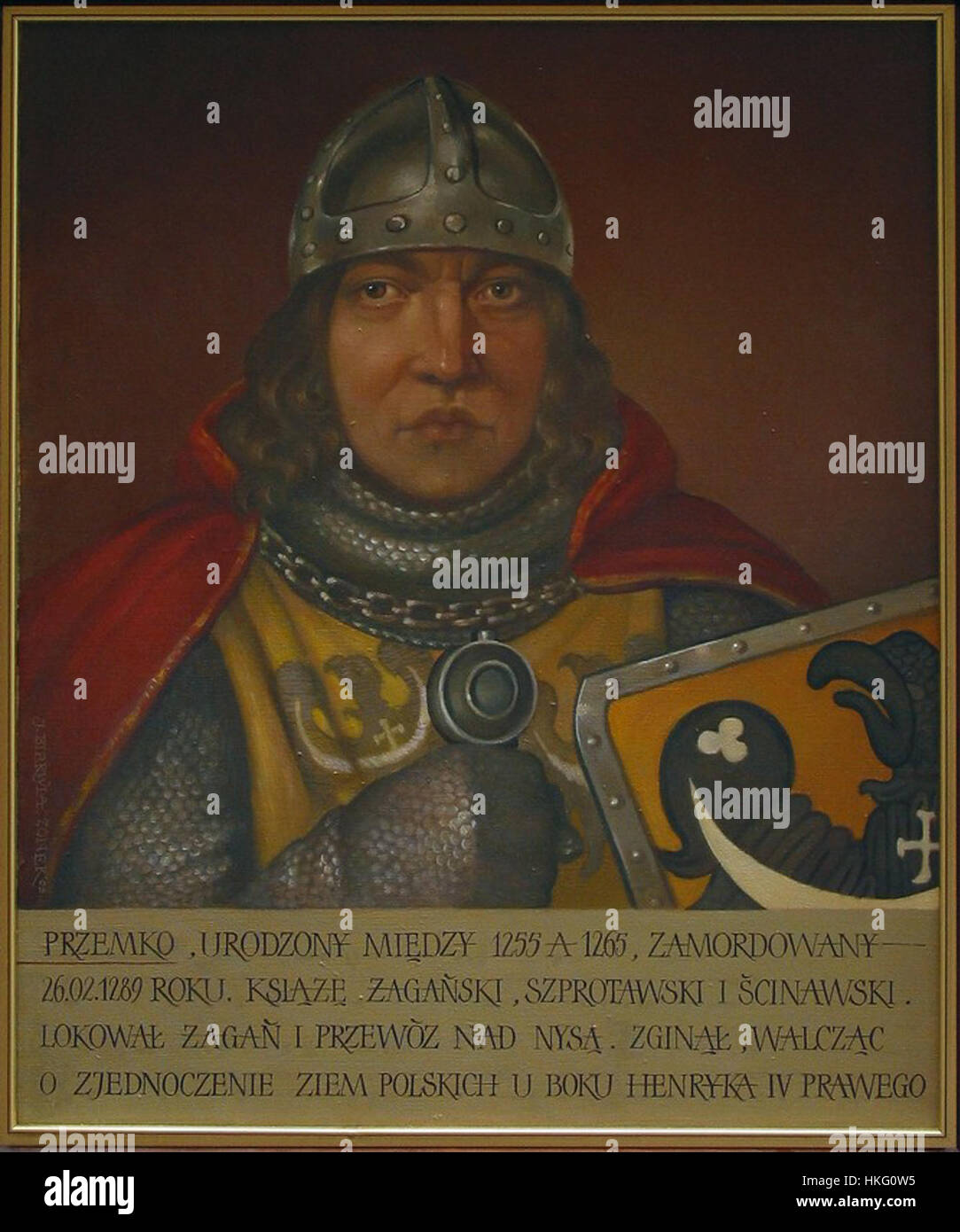 'Przemko of Scinawa' is a historical portrait that represents the noble ...