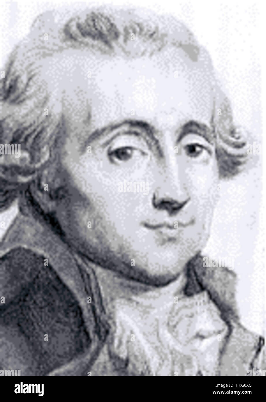 This portrait of Couthon reflects the intensity of the French ...