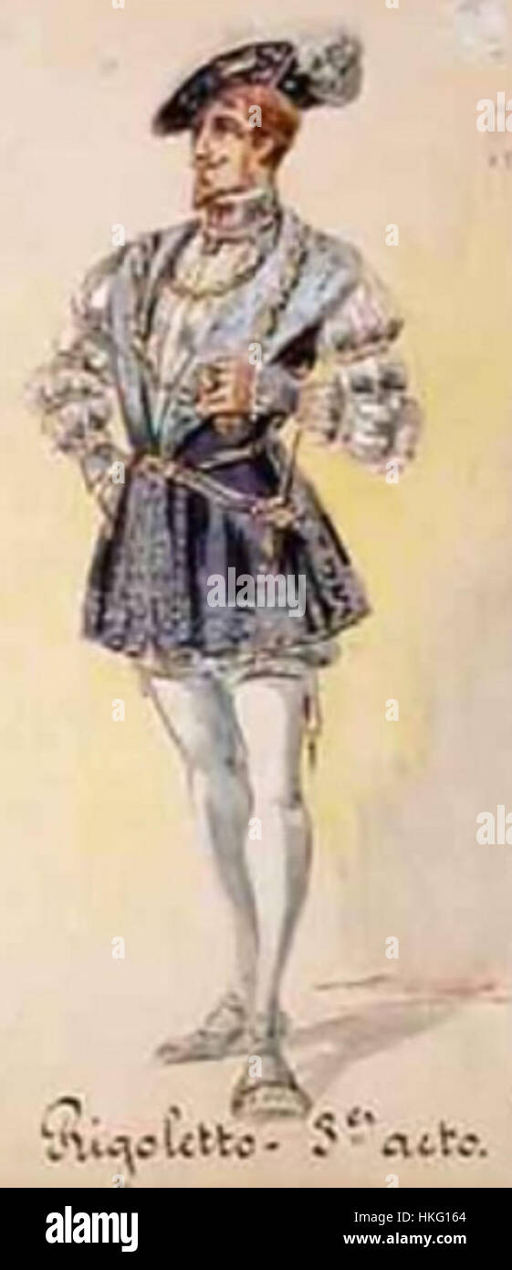 *Rigoletto Duke* by Betout is a dramatic 1852 oil painting depicting ...