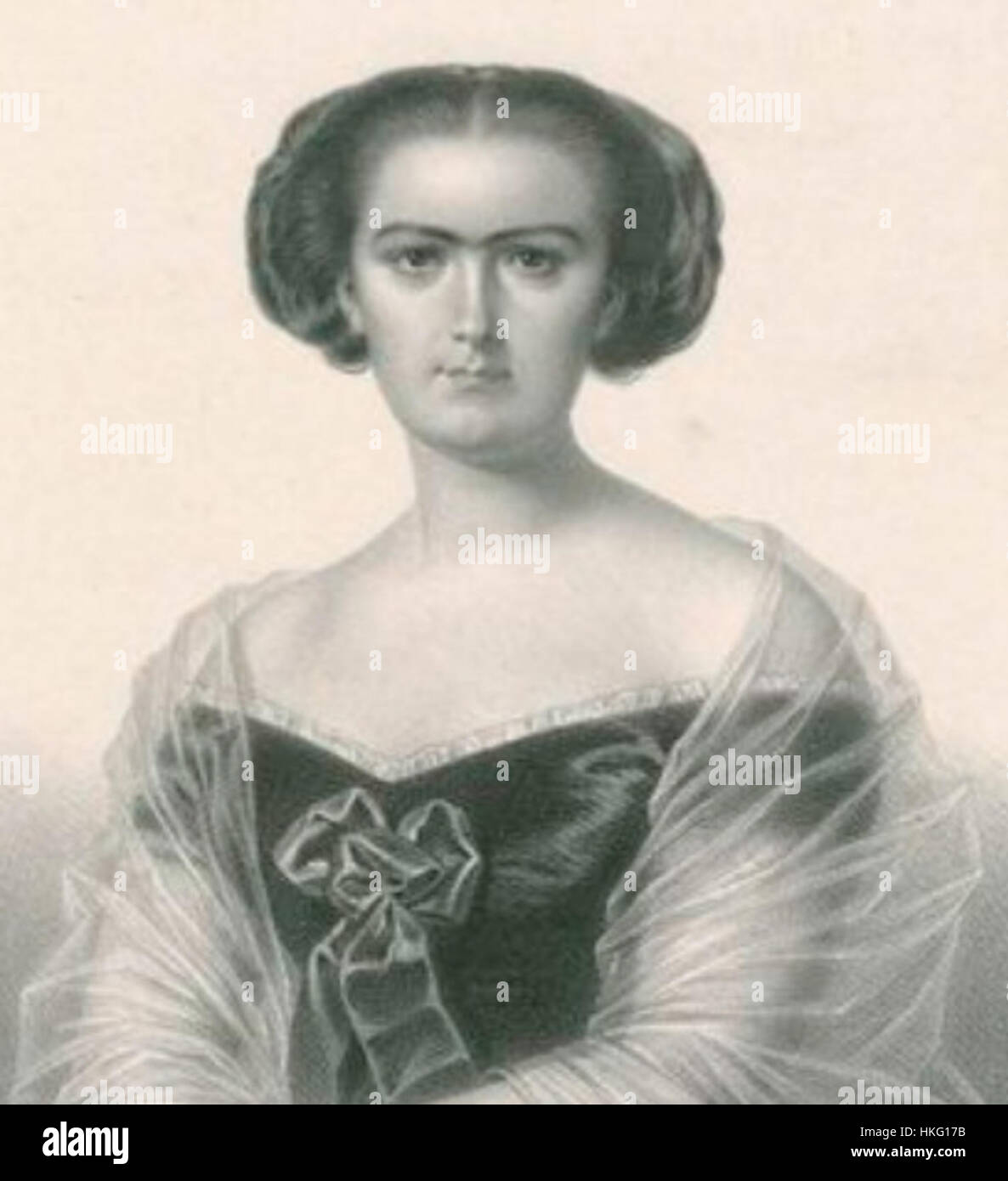 This lithograph by Charles Vogt from 1854 features the famous opera ...
