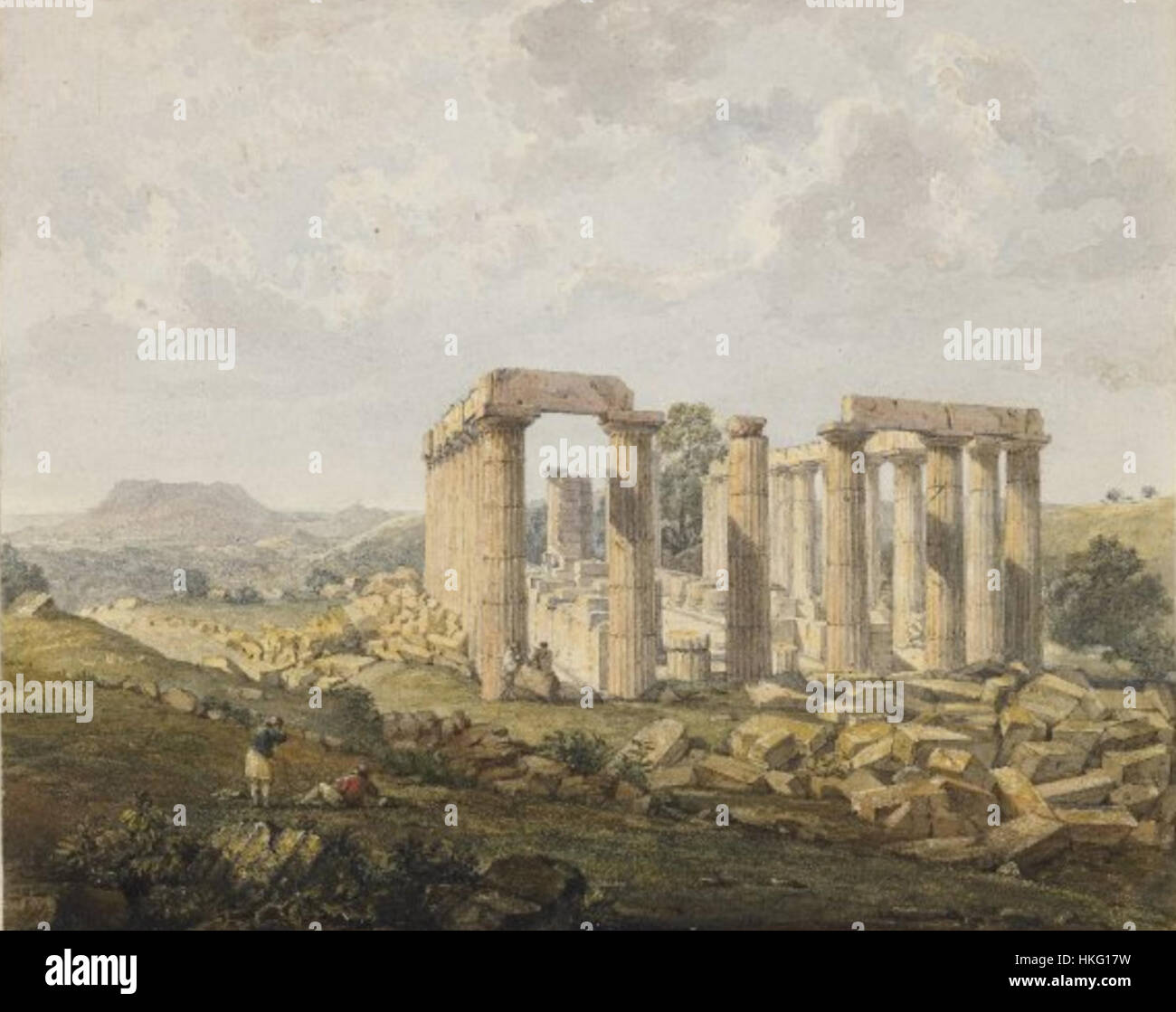 Apollo temple drawing hi-res stock photography and images - Alamy