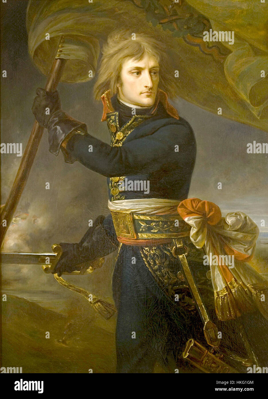 This painting of Napoleon Bonaparte by artist Antoine Gros is housed in ...