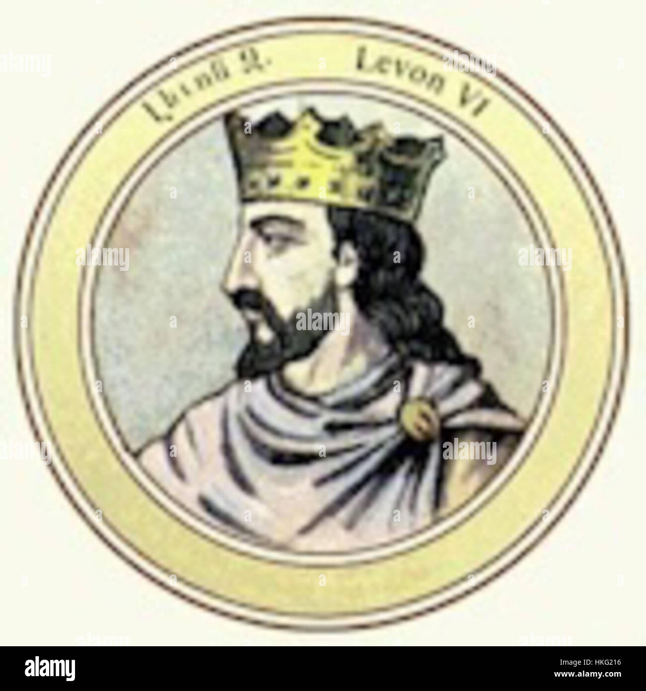 A portrait of Leo VI, a Byzantine emperor known for his contributions ...