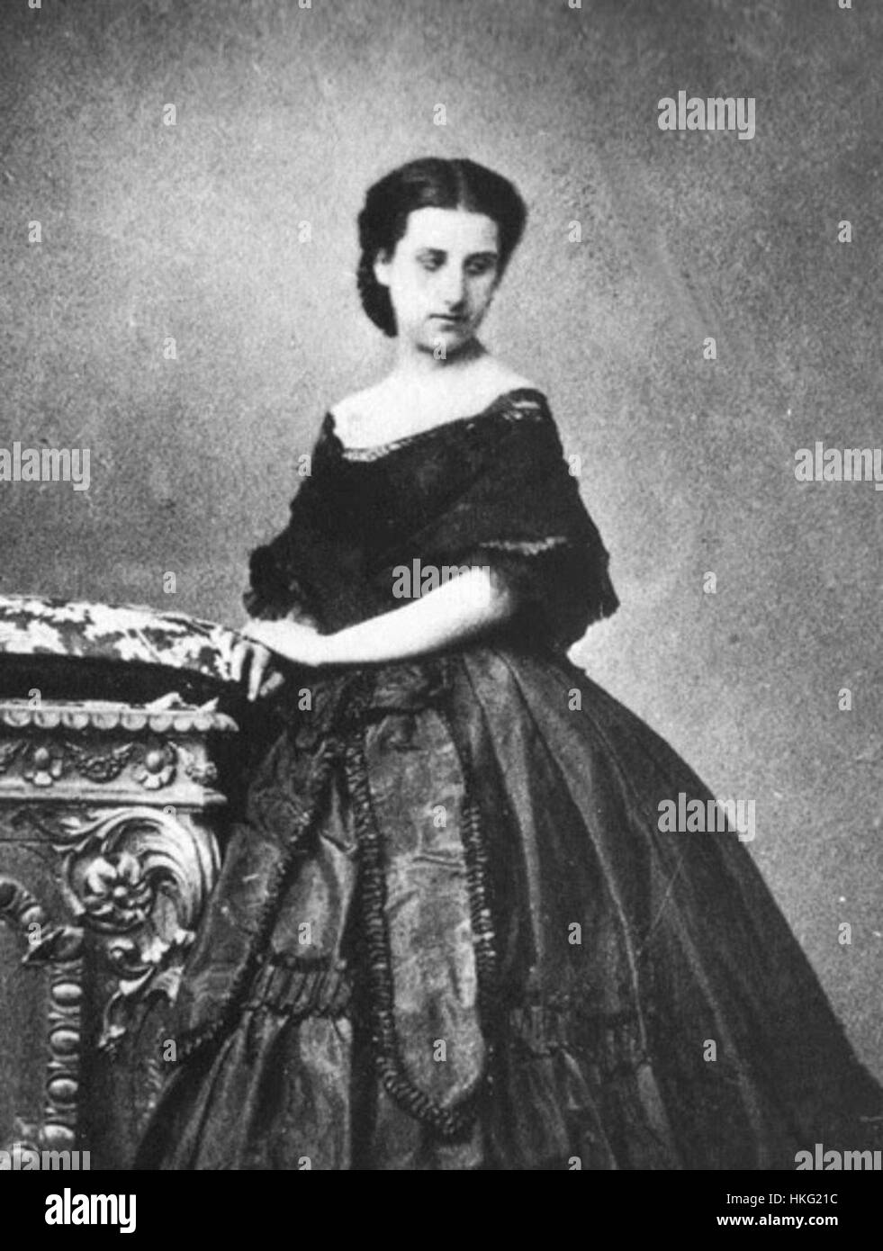 Maria painting Black and White Stock Photos & Images - Alamy