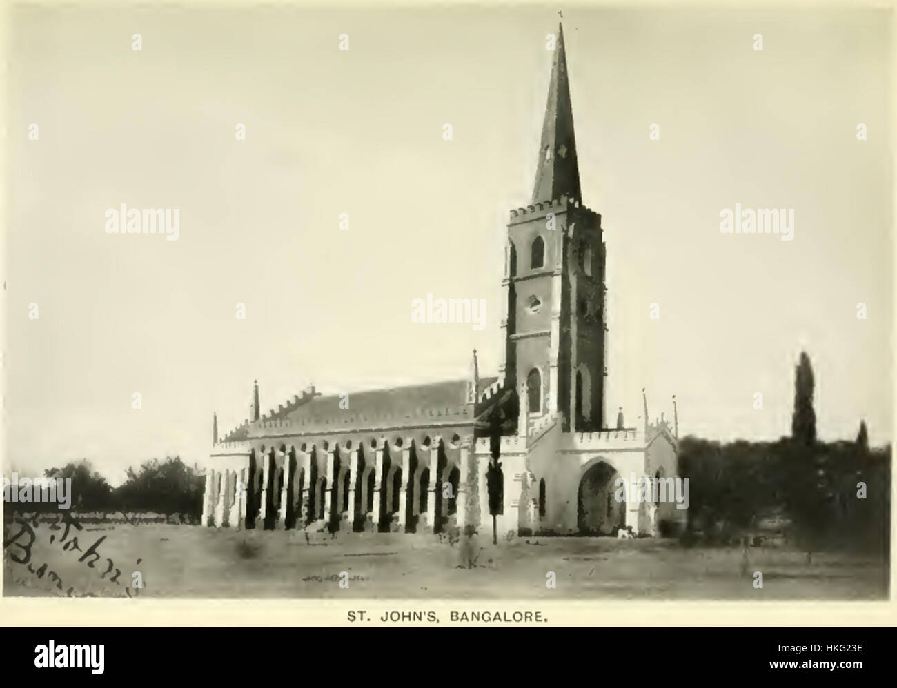 This 1922 photograph of St. John's Church in Bangalore offers a ...
