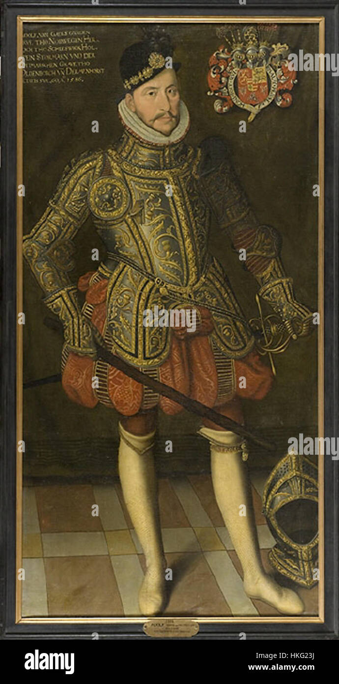 This 16th-century portrait of Adolph, Duke of Schleswig-Holstein ...