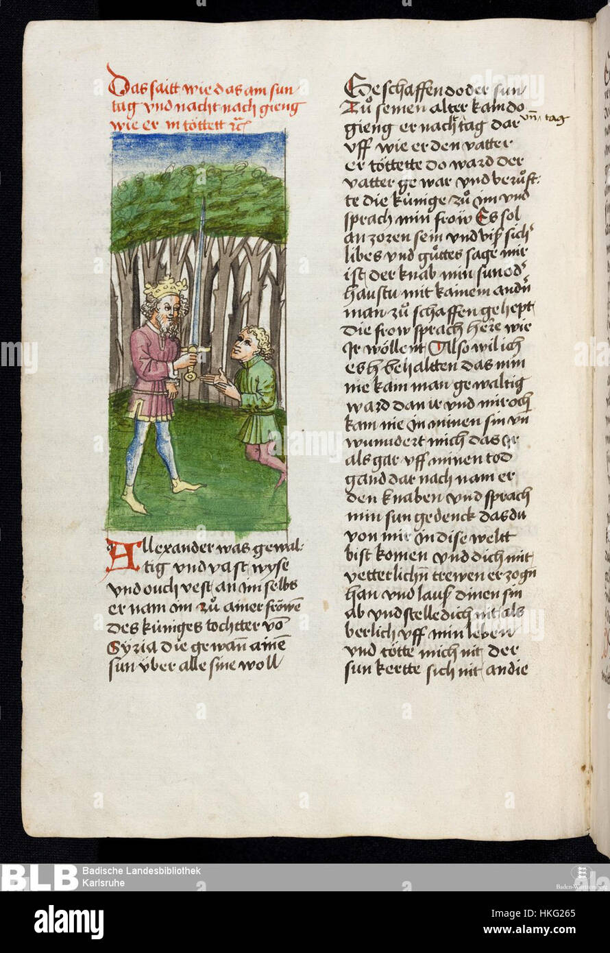 The 'Gesta Romanorum' manuscript, a collection of medieval tales ...