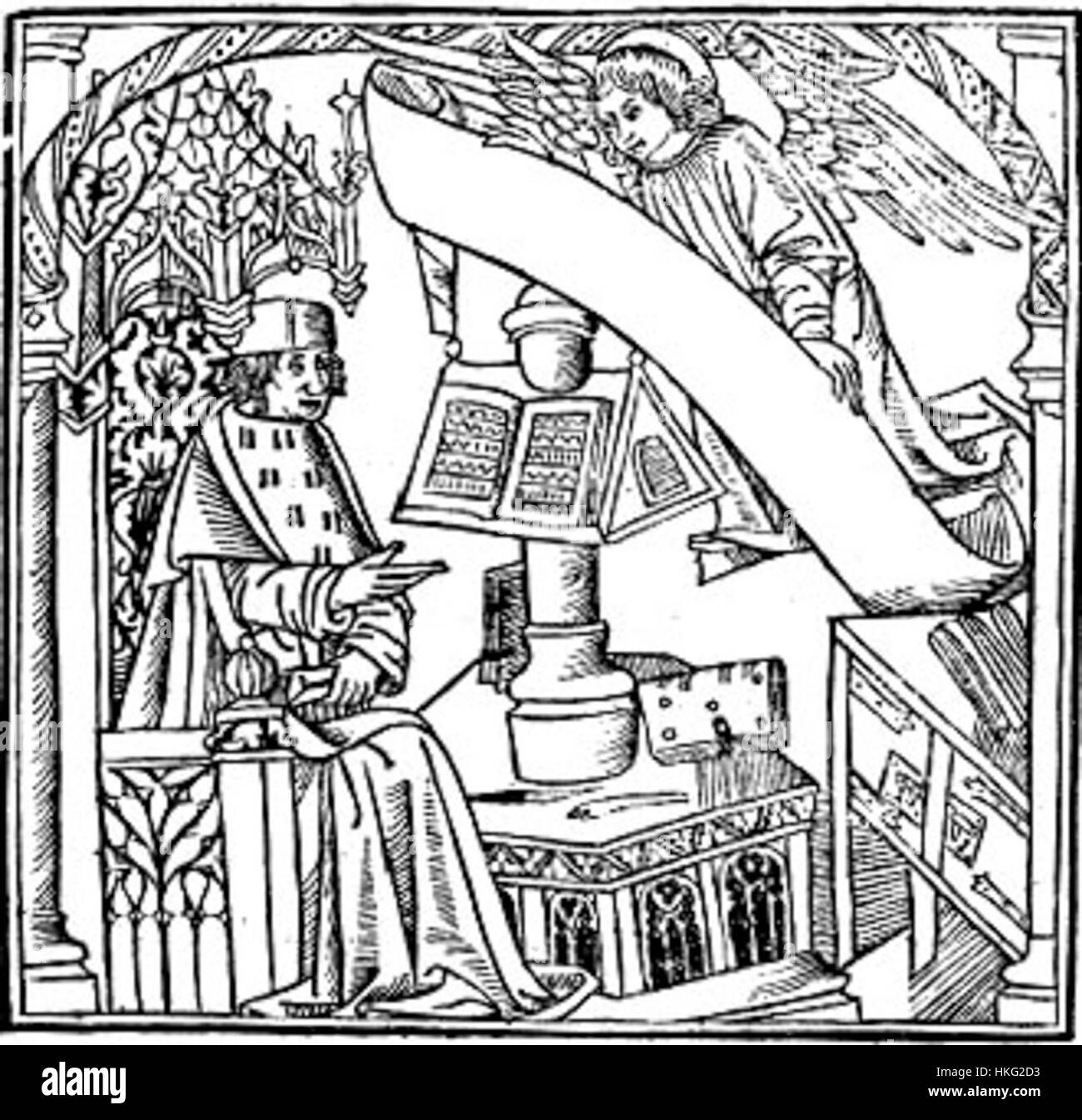 Gothic calendar Black and White Stock Photos & Images - Alamy