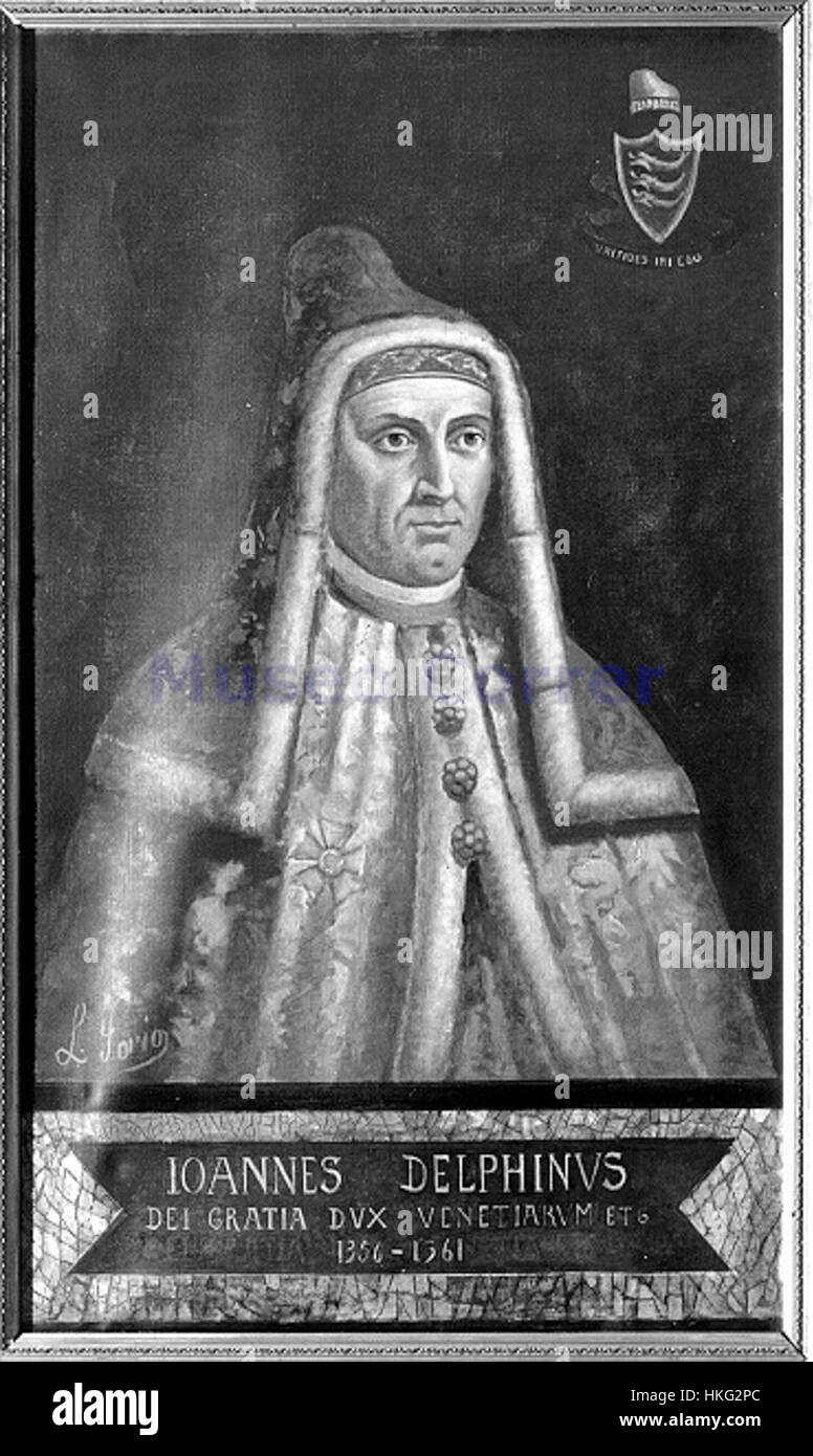 The portrait of Doge Giovanni Delfin showcases the Venetian ruler in ...