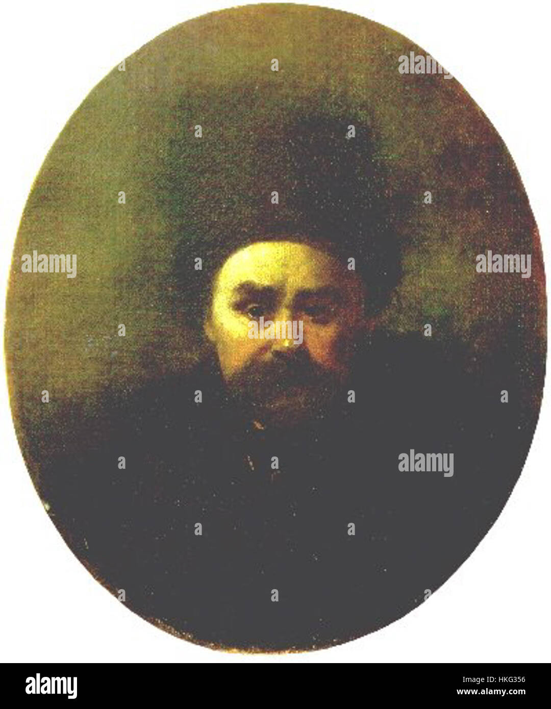 'Avtoportret' (Self-Portrait) by Taras Shevchenko, painted in 1861, is ...