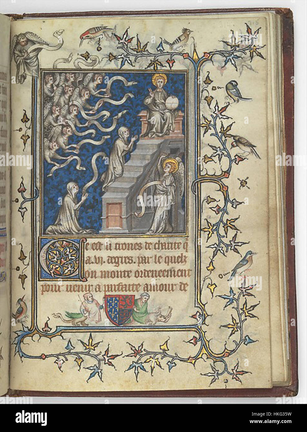 The Psalter of Bonne de Luxembourg is a beautifully illuminated ...