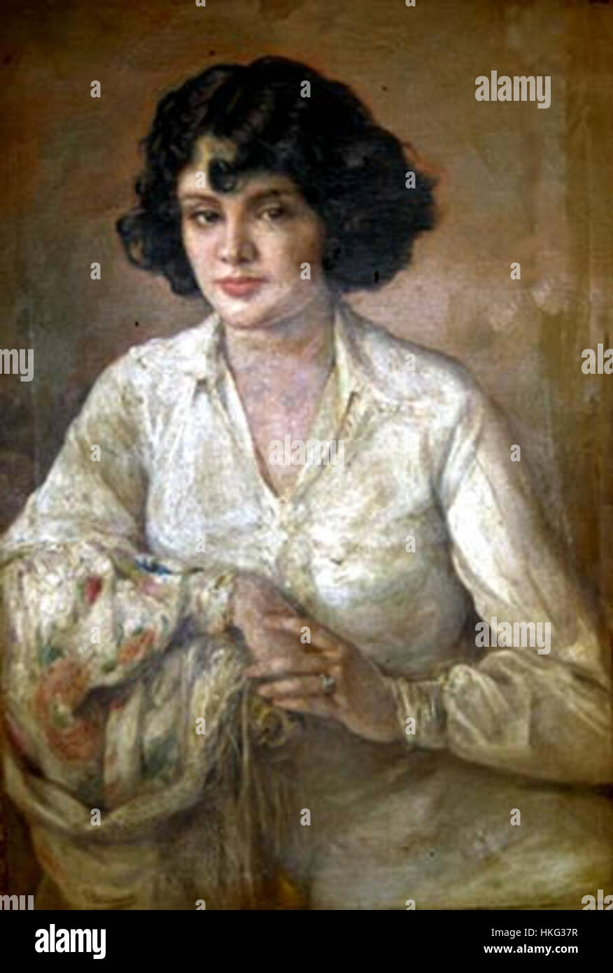 A painting by Zulay Acosta, created in 1928, depicting a vibrant and ...