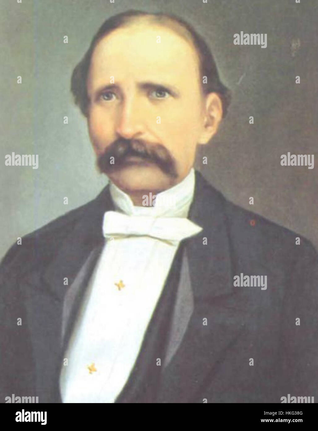 A vivid portrait of Pedro Moncayo, an Ecuadorian historical figure ...