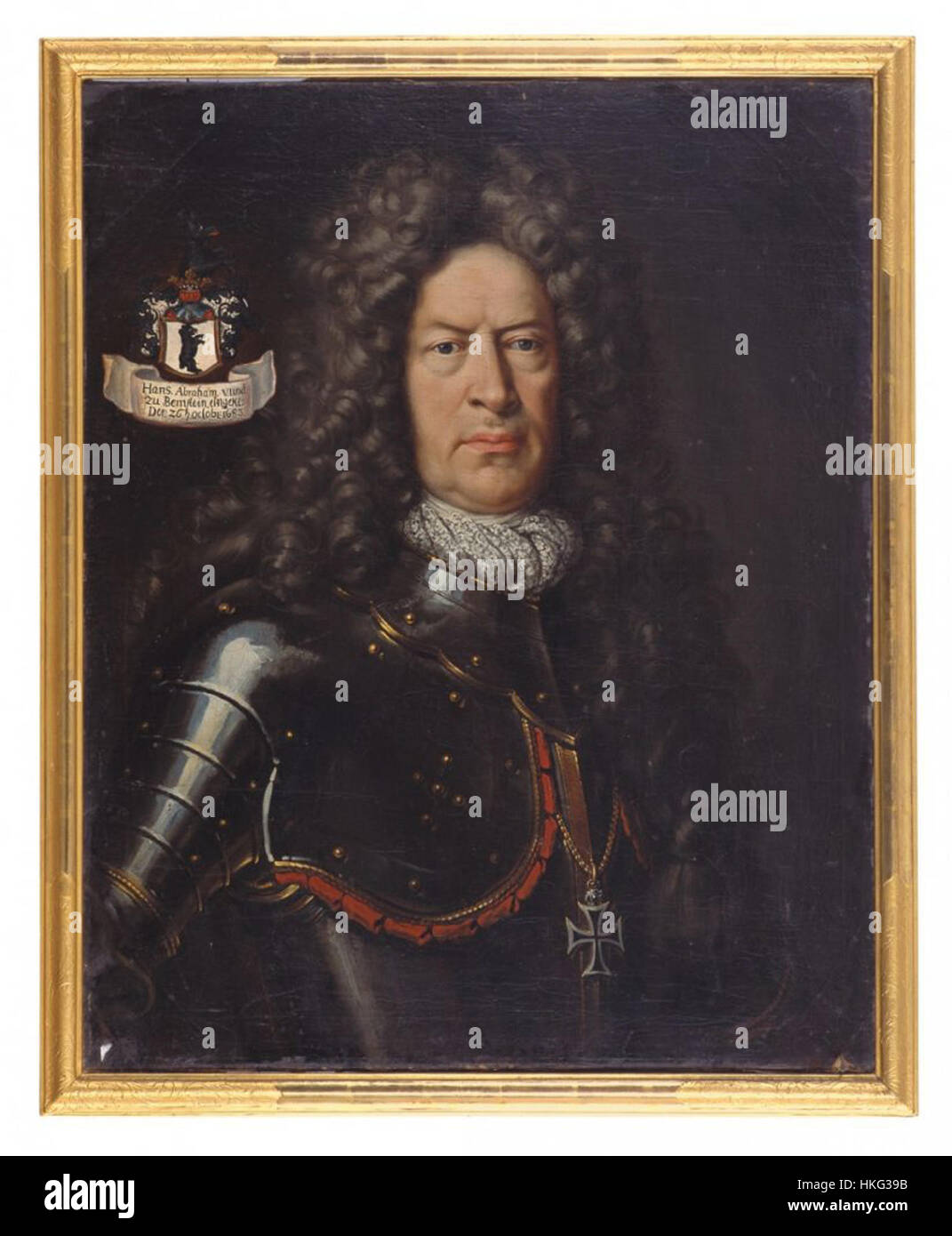 This portrait by Hans Abraham von und zu Bernstein depicts a noble ...