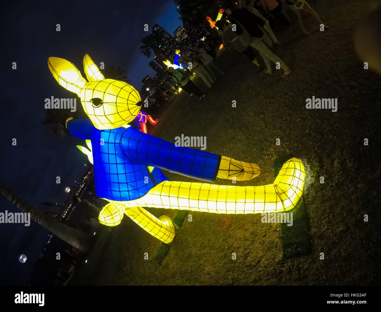 'The Rabbit' Tai Chi Bunnies pictured are one of the giant zodiac ...