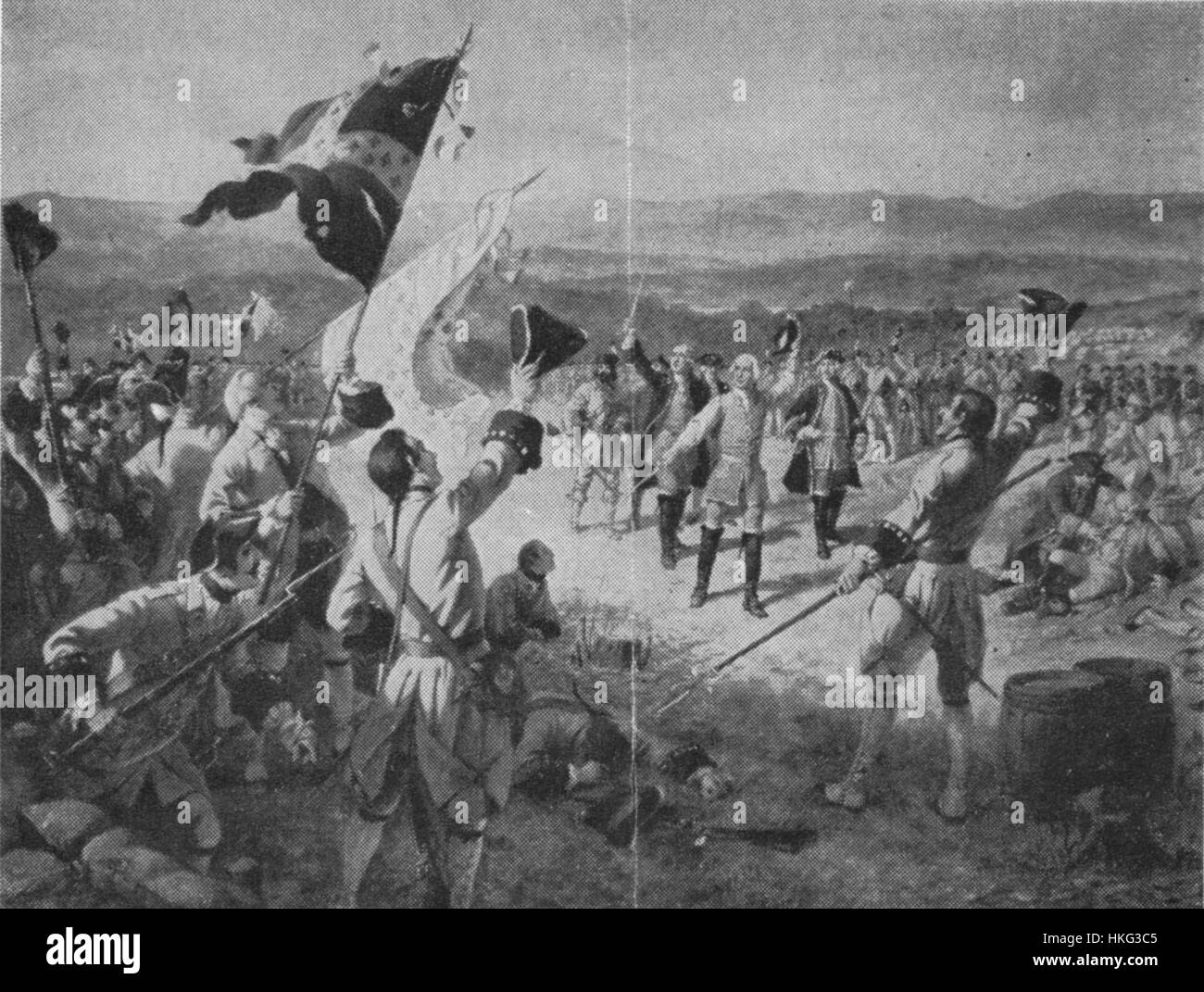 French indian war battle scene hi-res stock photography and images - Alamy