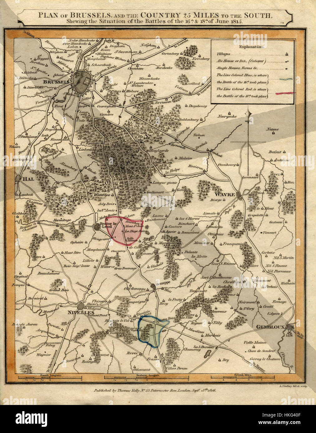 This artwork titled Waterloo 1816 portrays a historical scene from the ...