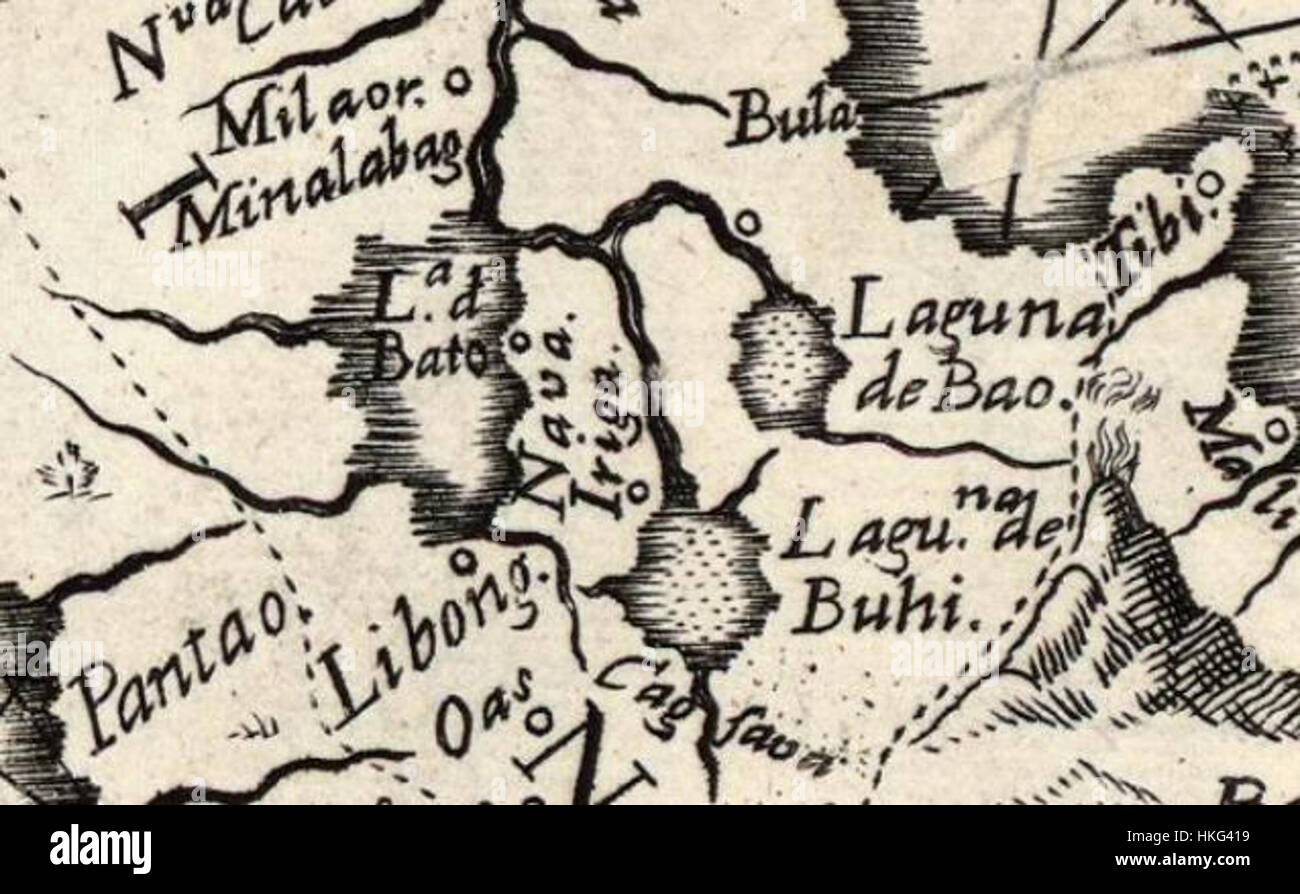 This 1734 map by Velarde Murillo depicts Rinconada, showcasing its ...