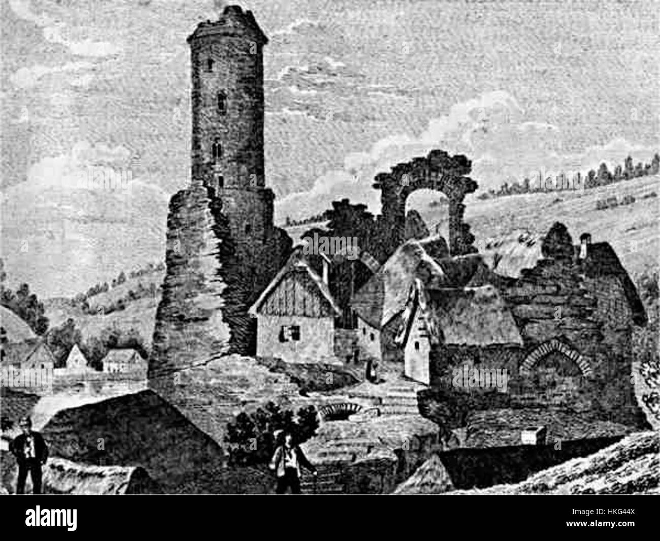 J. Farka’s 1795 painting features a scene from the late 18th century ...