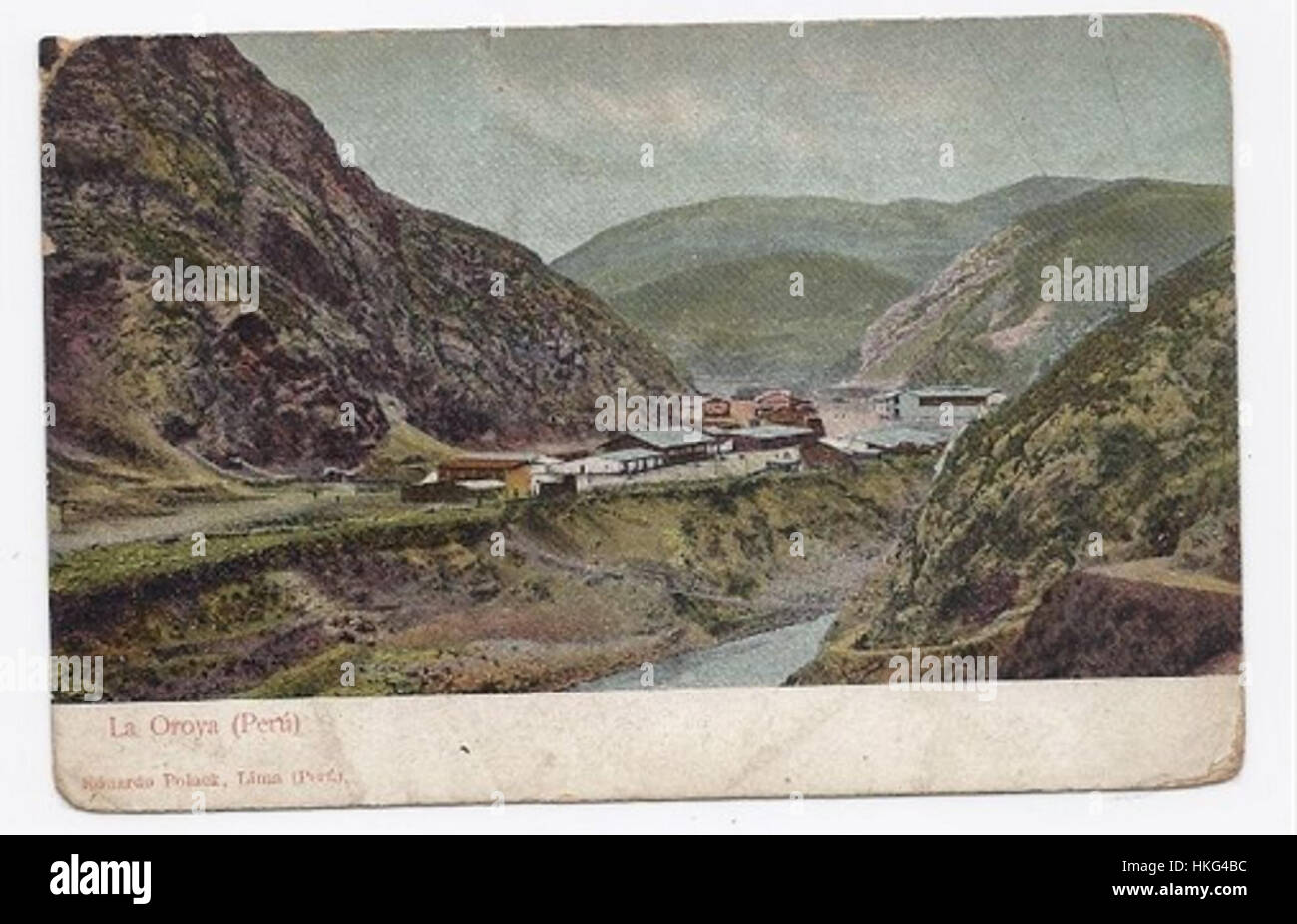 This postcard depicts the Oroya, a notable ship from the early 20th ...