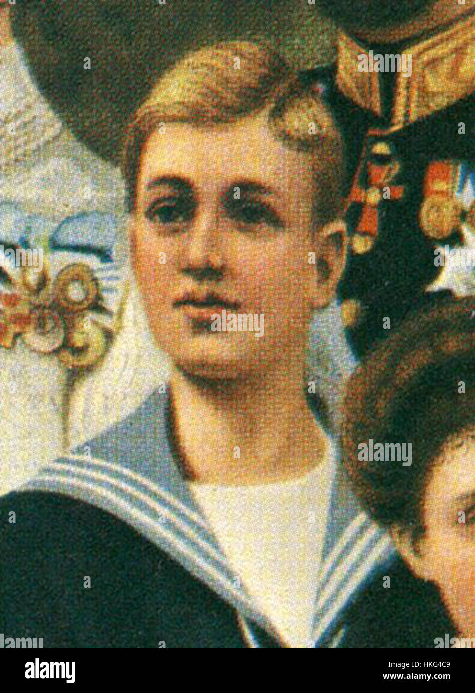 A portrait of Erik of Sweden, created in 1905. The painting captures ...