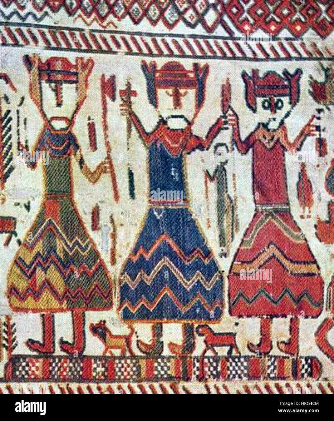 A historical depiction of Eric I of Denmark, Magnus III of Norway, and ...