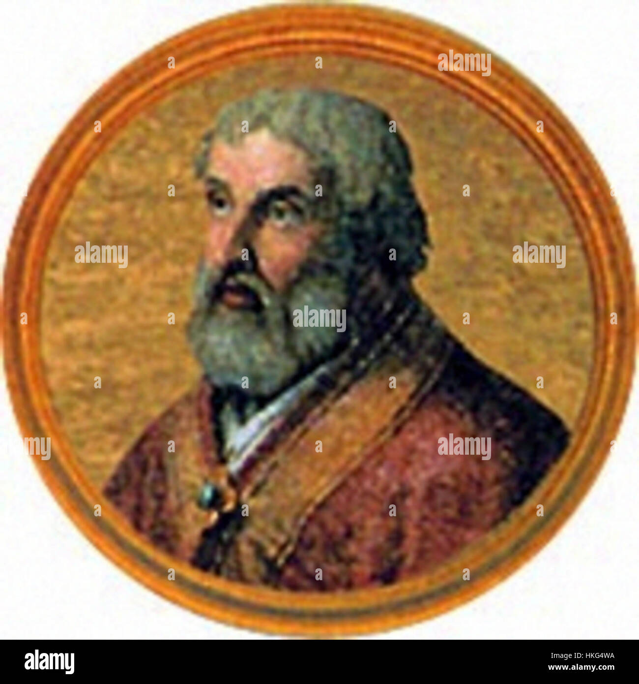 A historical portrait of Pope Sergius IV, showcasing his leadership ...