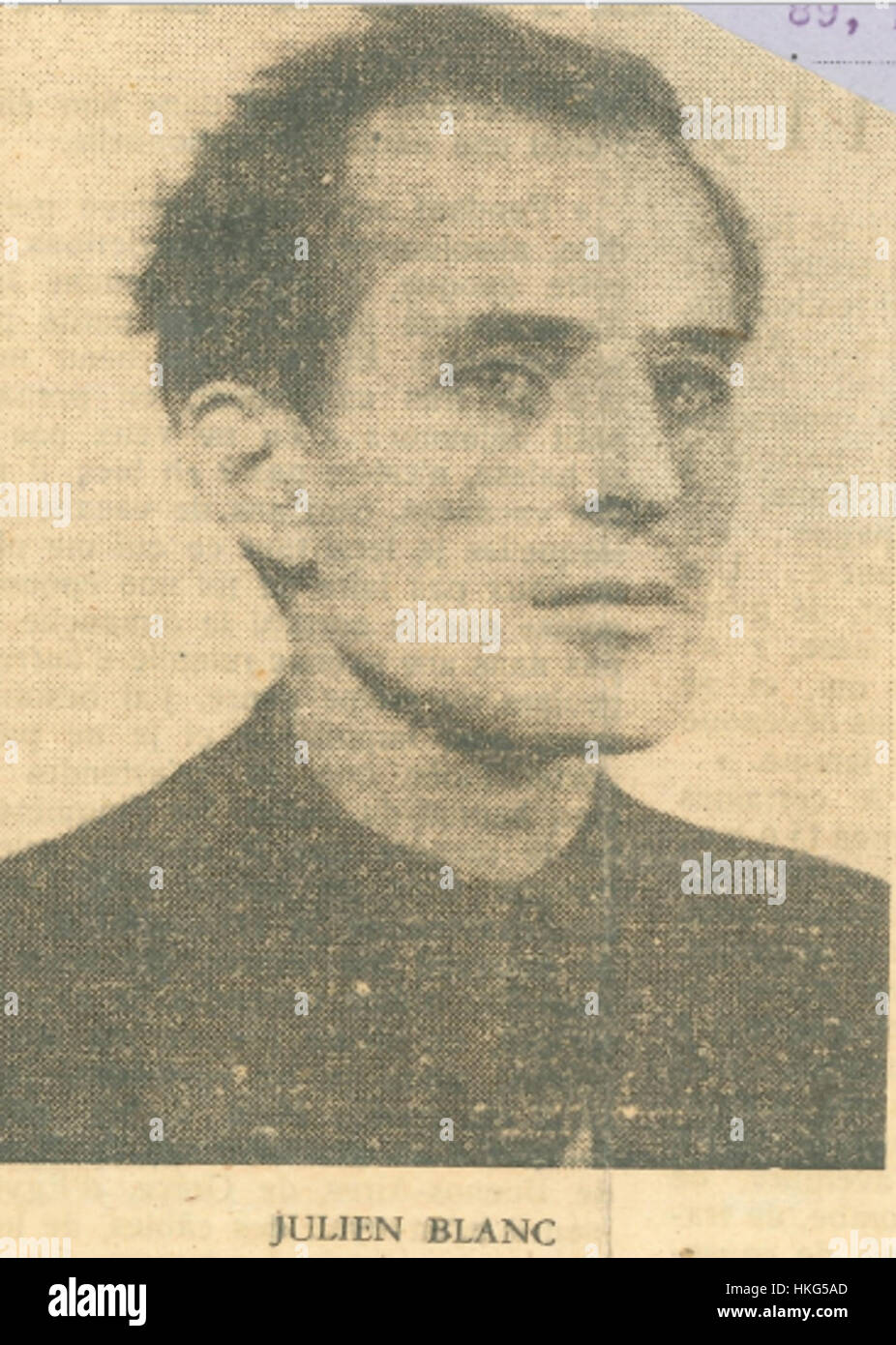 A work by artist Julien Blanc, showcasing the artist's unique approach ...