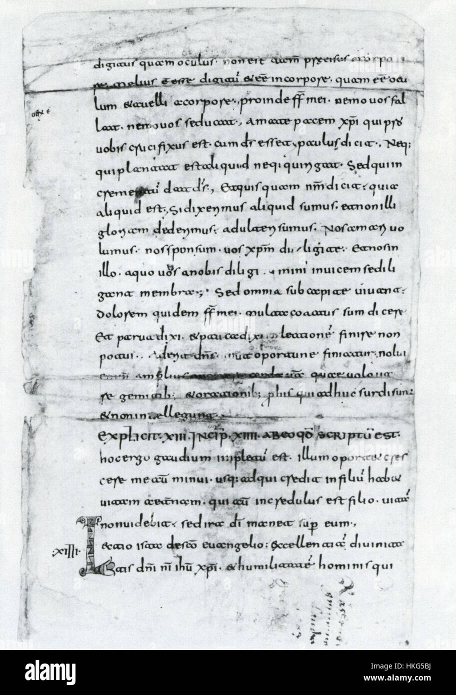 Gospel of john manuscript hi-res stock photography and images - Alamy