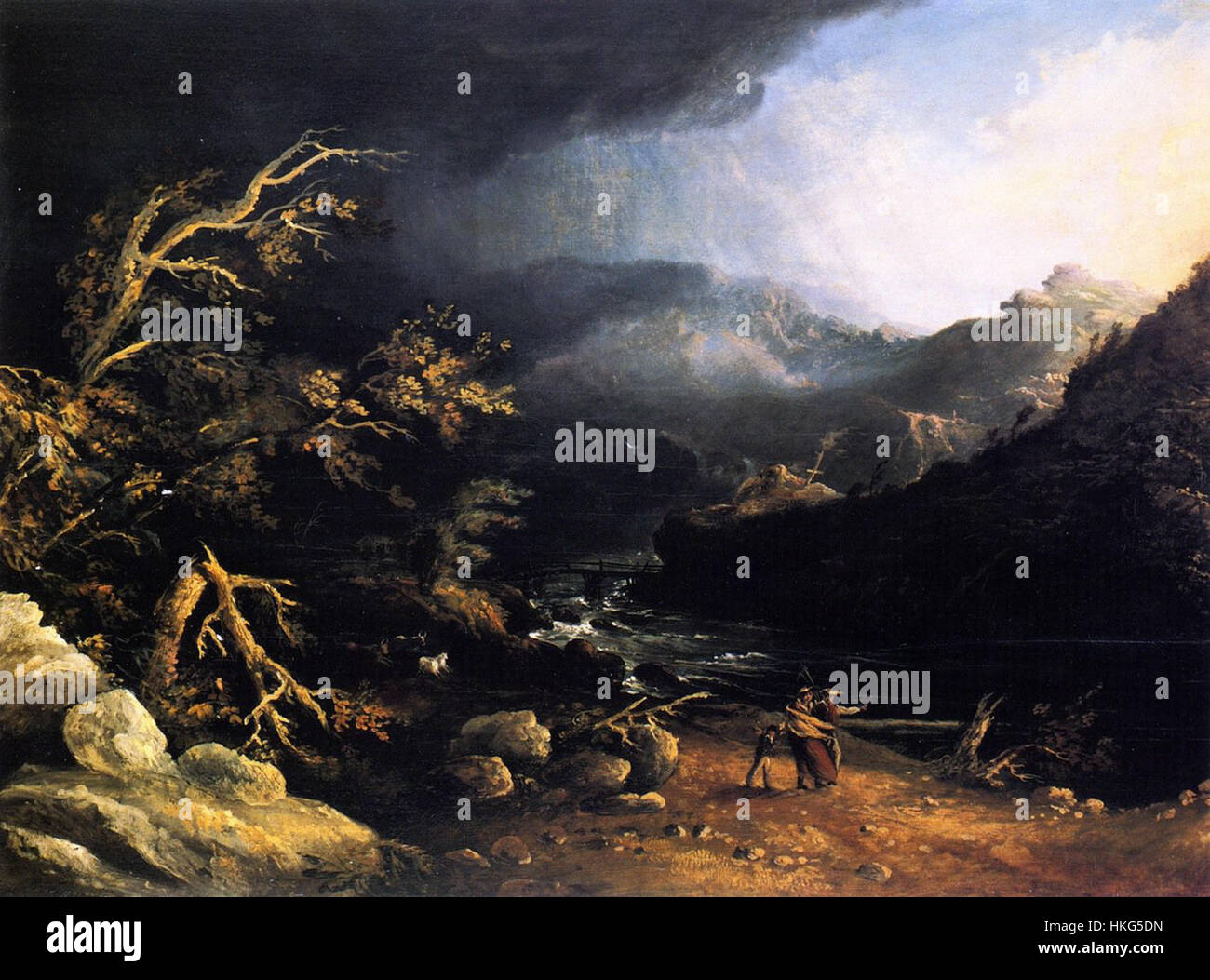 *Approaching Storm* by Charles Codman depicts an impending storm in a ...
