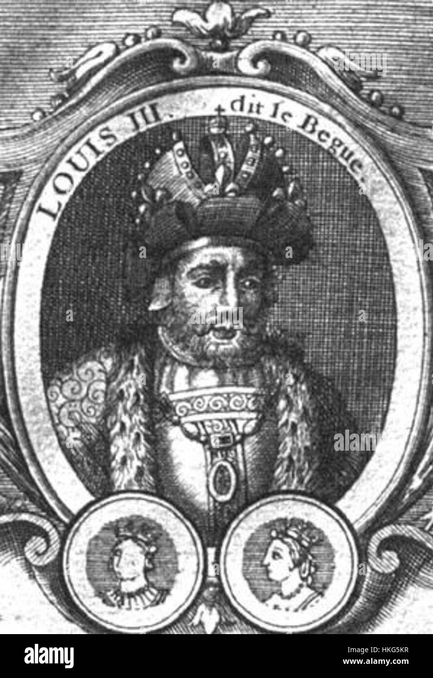 This painting of Louis the Blind depicts the ruler of Provence and ...